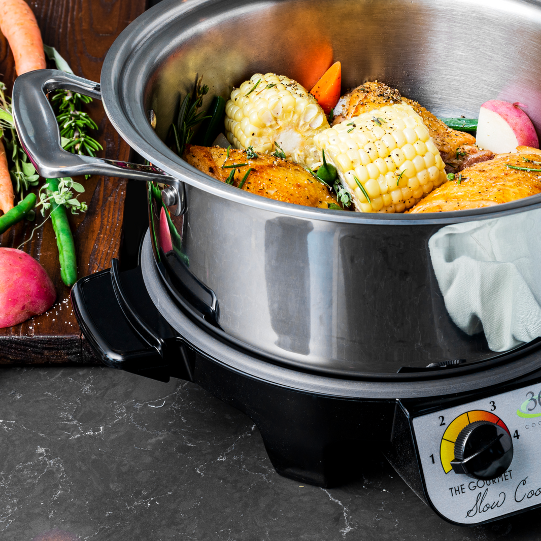 Slow Cookers | Stainless Steel Slow Cooker | 360 Cookware