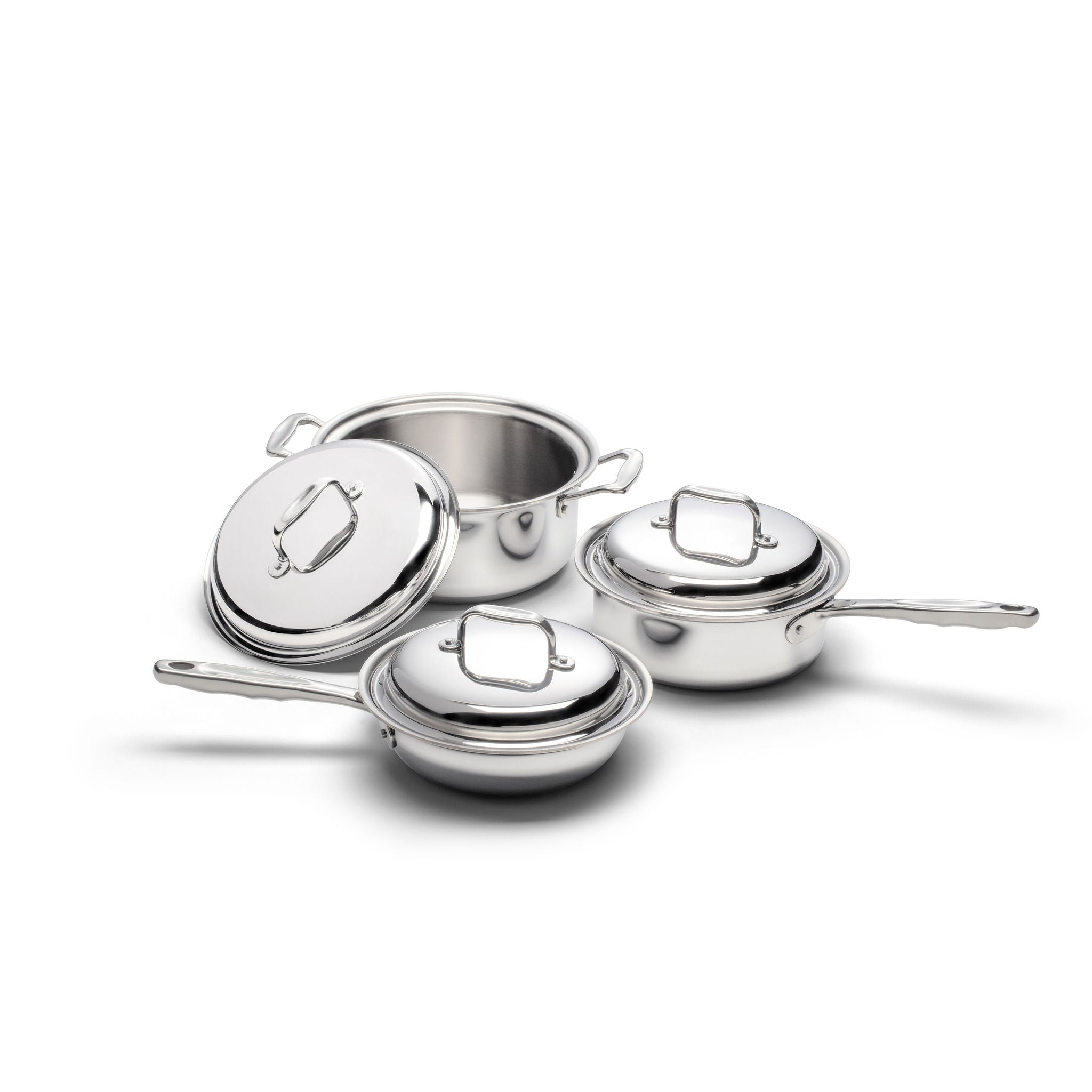 6 Piece Stainless Steel Cookware Set | 360 Cookware